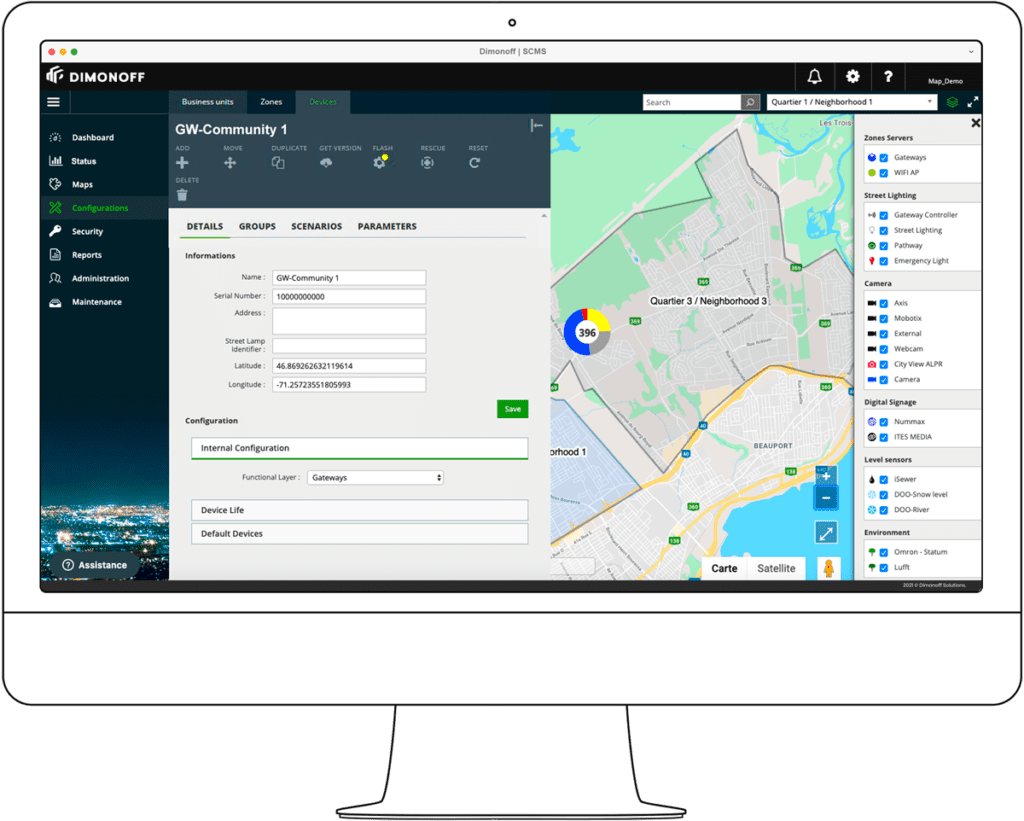 Smart Street Lighting Pilot Project - Dimonoff