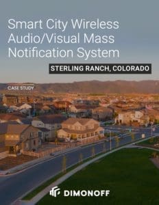 Wireless Audio/Visual Mass Notification System in Sterling Ranch, CO